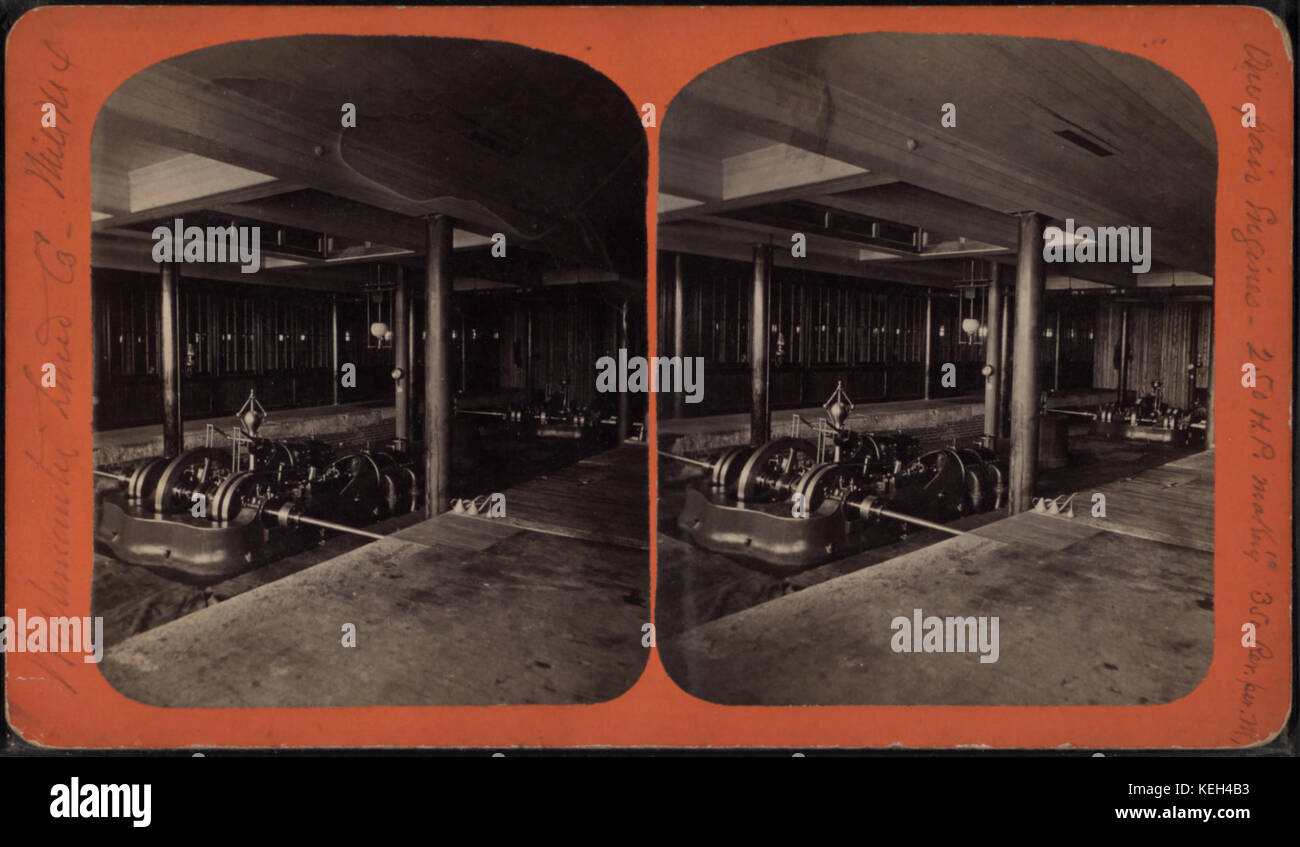 Mill no. 4. One pair engines, 250 H.P., making 350 rev. per min, by ...