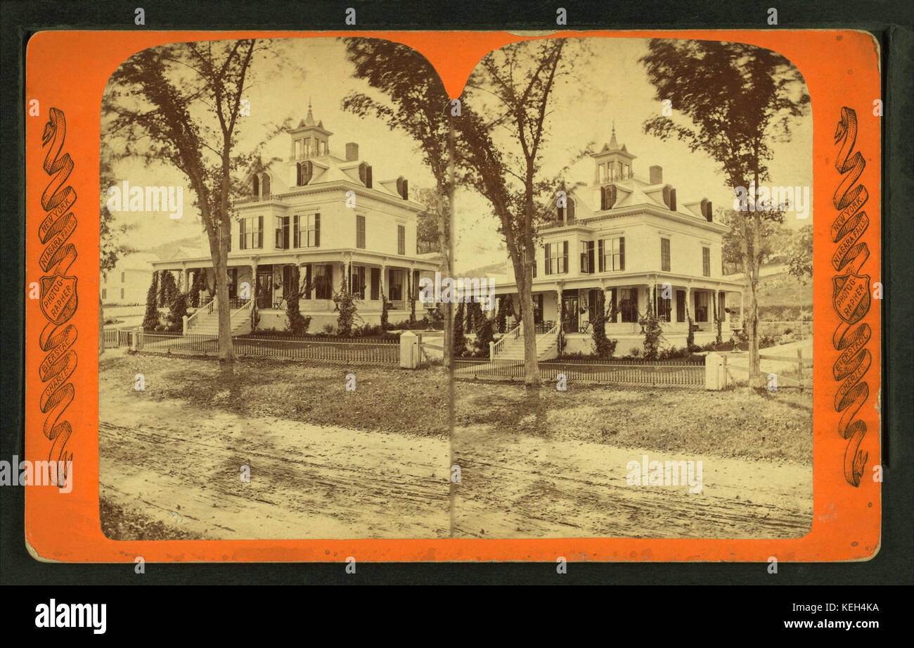 Miss Sutton's House, Center Harbor, N.H, by Bierstadt, Charles, 1819 ...