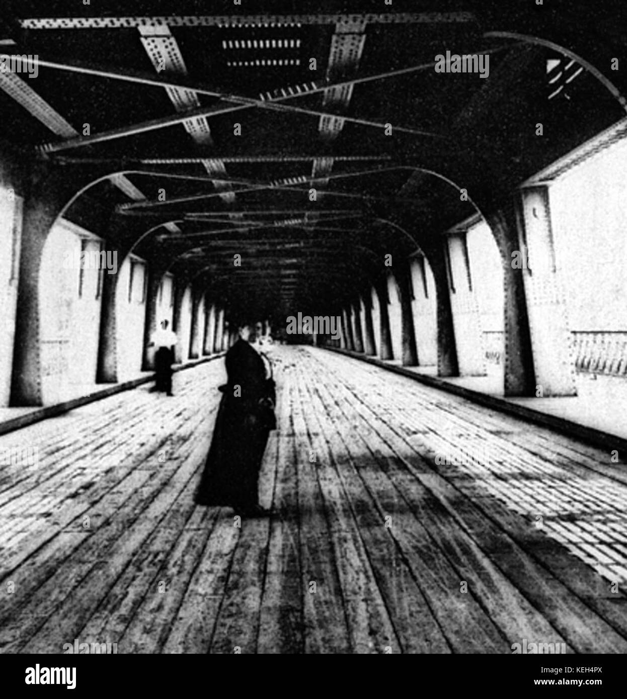 Interior of bridge Black and White Stock Photos & Images - Alamy