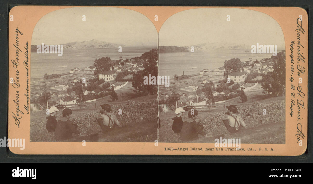 Angel Island, near San Francisco, Cal, from Robert N. Dennis collection ...