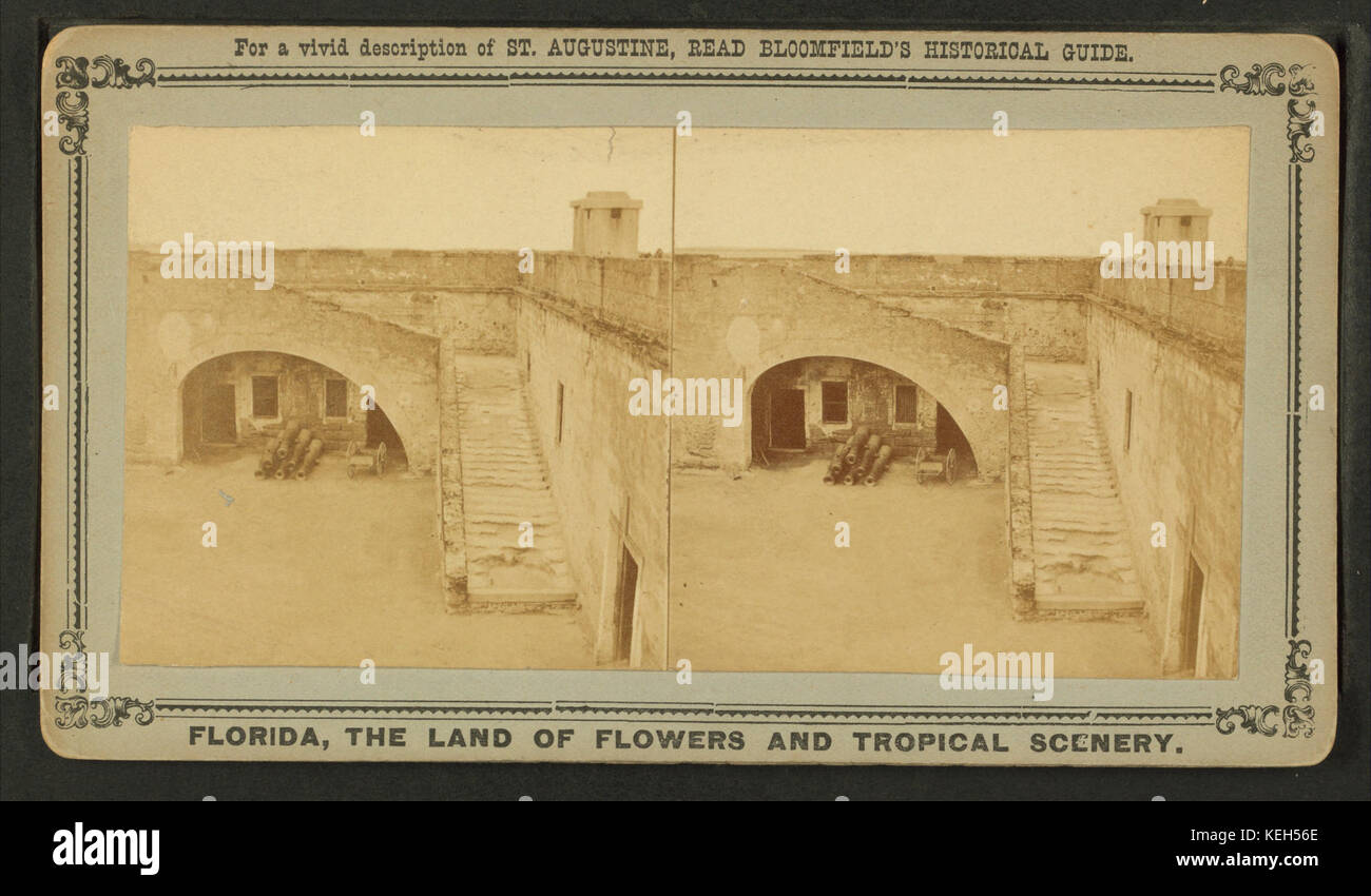 A View of the the Old Spanish Fort, at St. Augustine, from Robert N ...