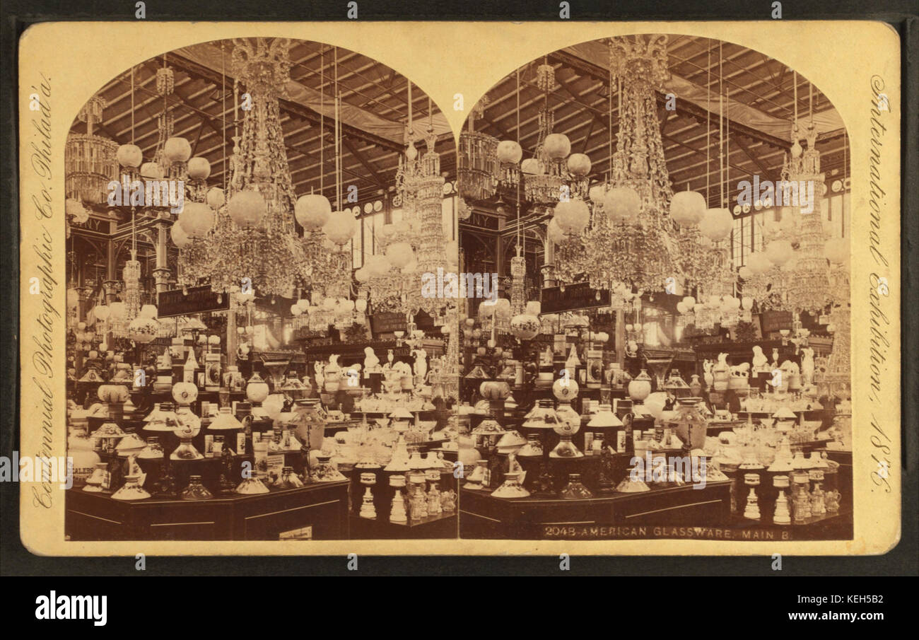 American glassware, Main building, by Centennial Photographic Co Stock ...