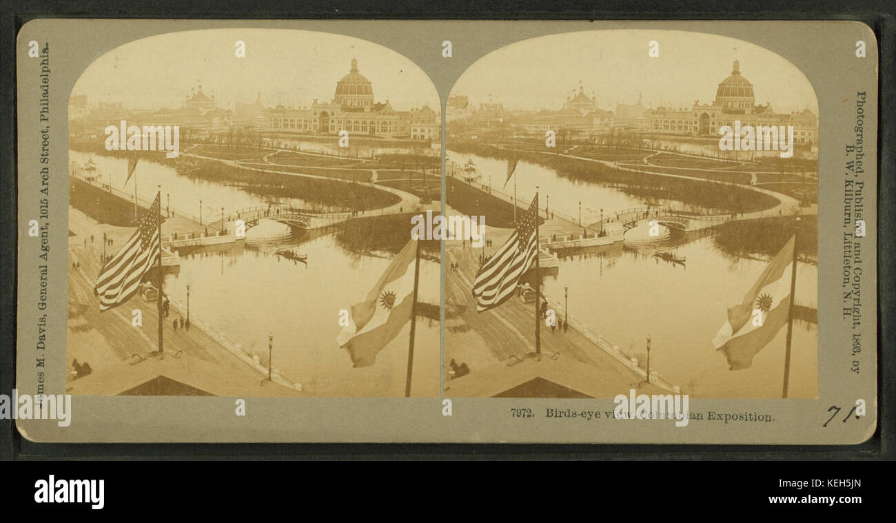 Bird's eye view, Columbian Exposition, by Kilburn, B. W. (Benjamin West ...