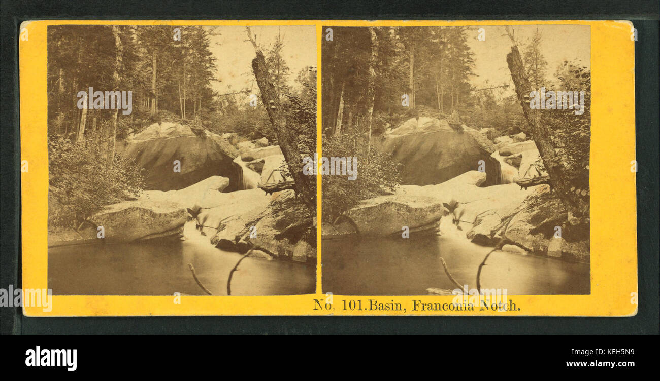 Basin, Franconia Notch, from Robert N. Dennis collection of ...