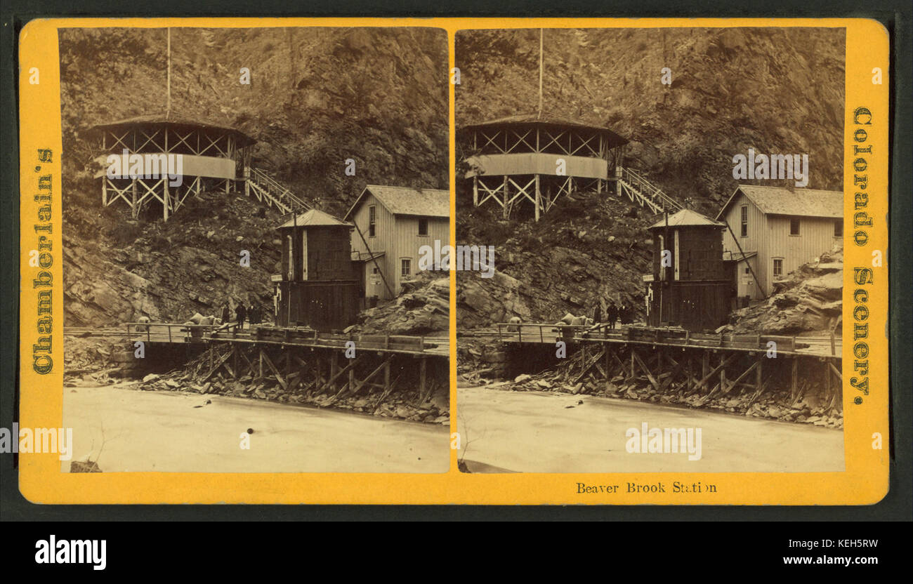 Beaver Brook station, by Chamberlain, W. G. (William Gunnison Stock ...