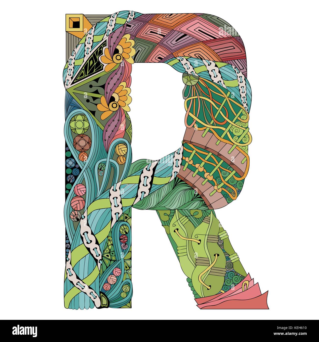 Decorative letter r hi-res stock photography and images - Alamy
