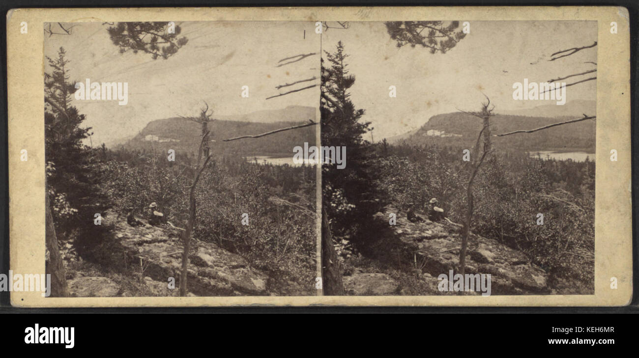 Catskill Mountain House and the Lake from North Mountain, by E. & H.T ...