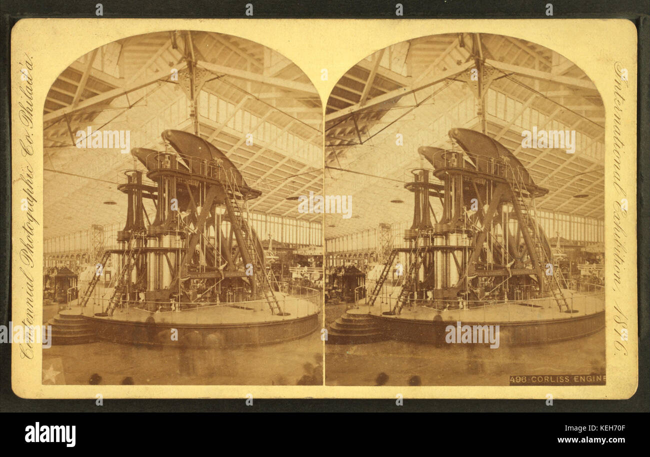 Corliss engine, by Centennial Photographic Co. 18 Stock Photo - Alamy