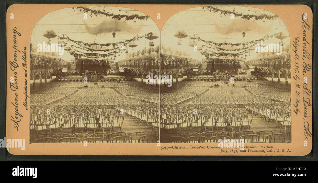 Christian Endeavor Convention Hall, Mechanics' Pavilion, July, 1897 ...