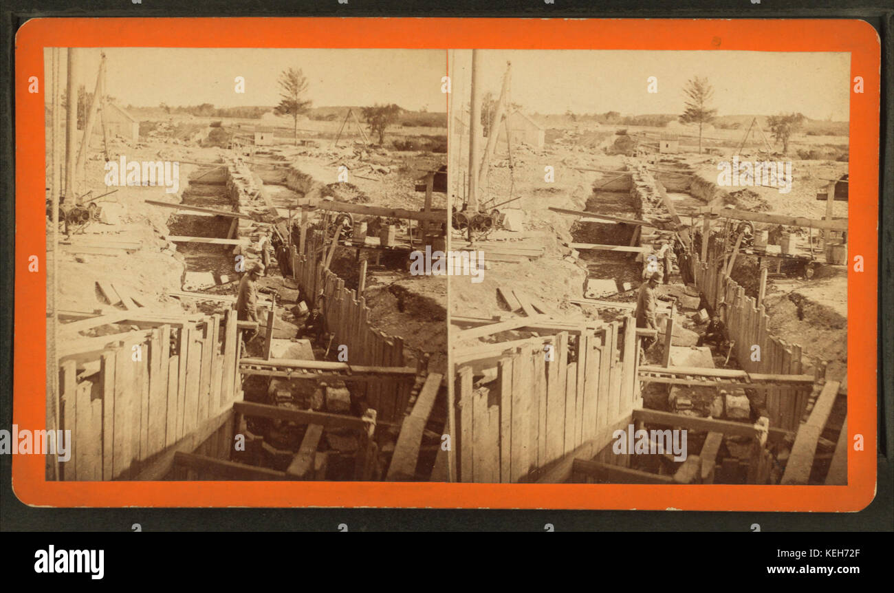 Construction of the Sudbury River Conduit, from Robert N. Dennis ...