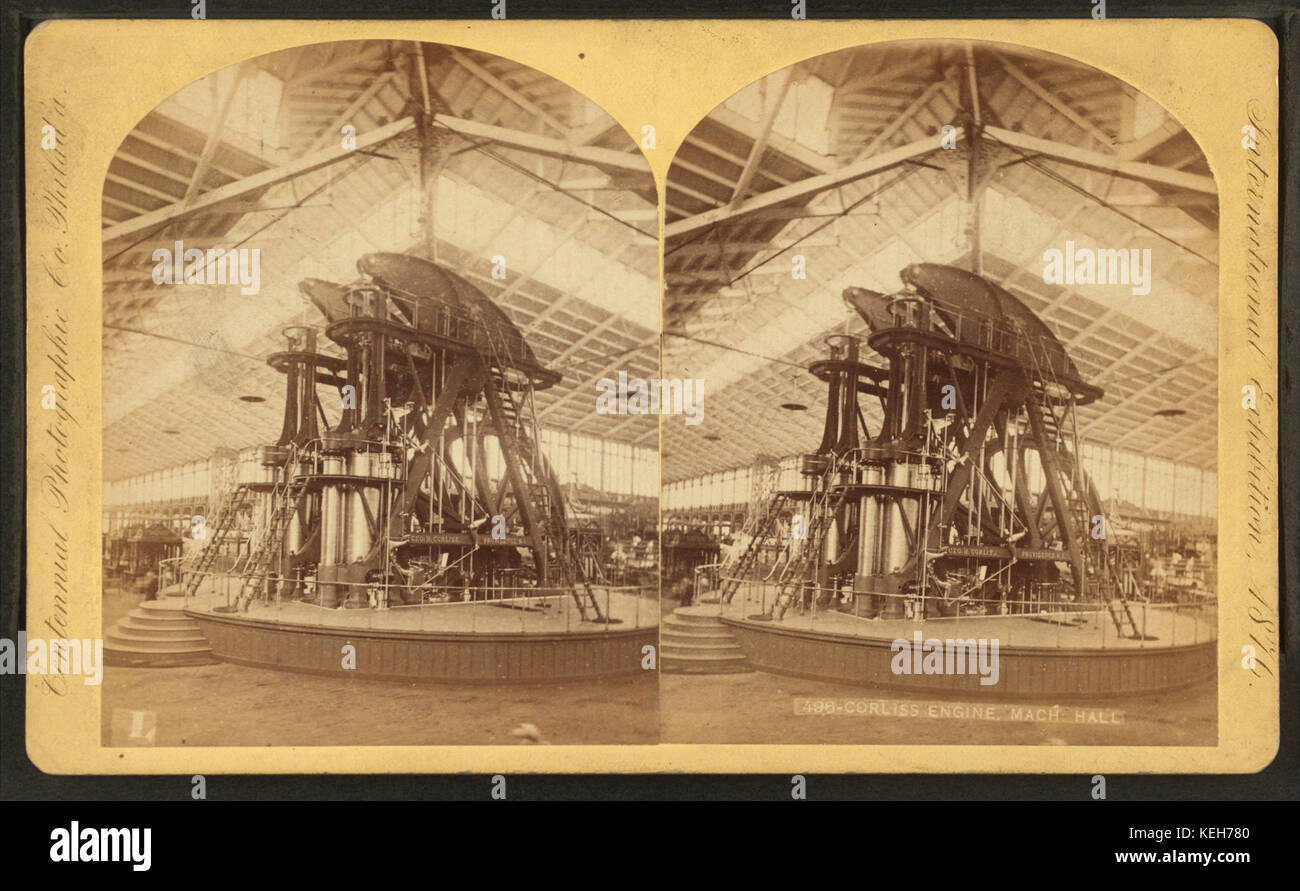 Corliss engine, by Centennial Photographic Co. 3 Stock Photo - Alamy