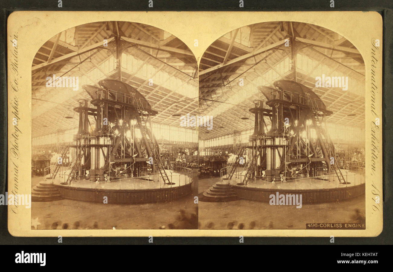 Corliss engine, by Centennial Photographic Co. 22 Stock Photo - Alamy