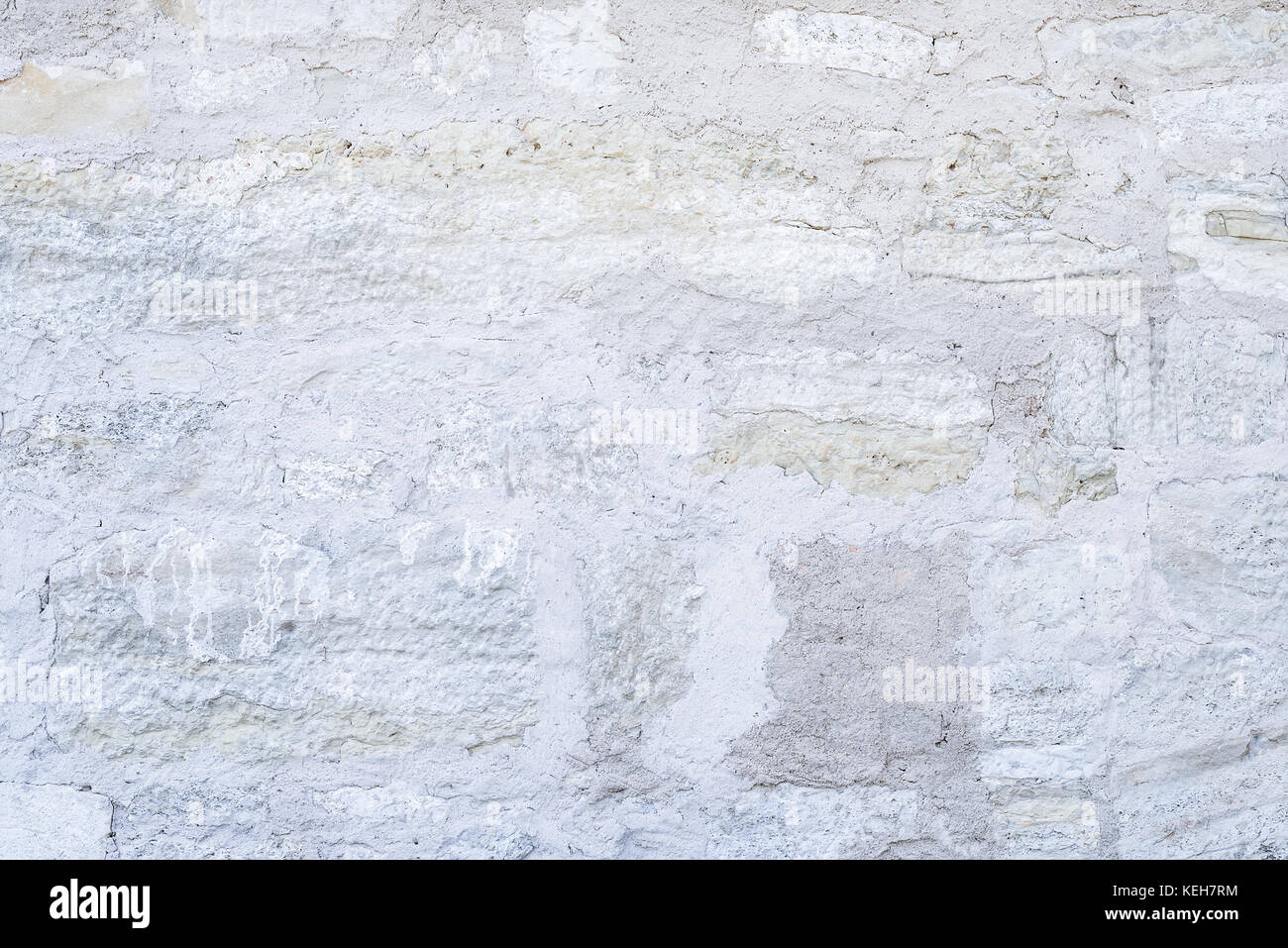 Old rough white stone wall texture or background Stock Photo - Alamy