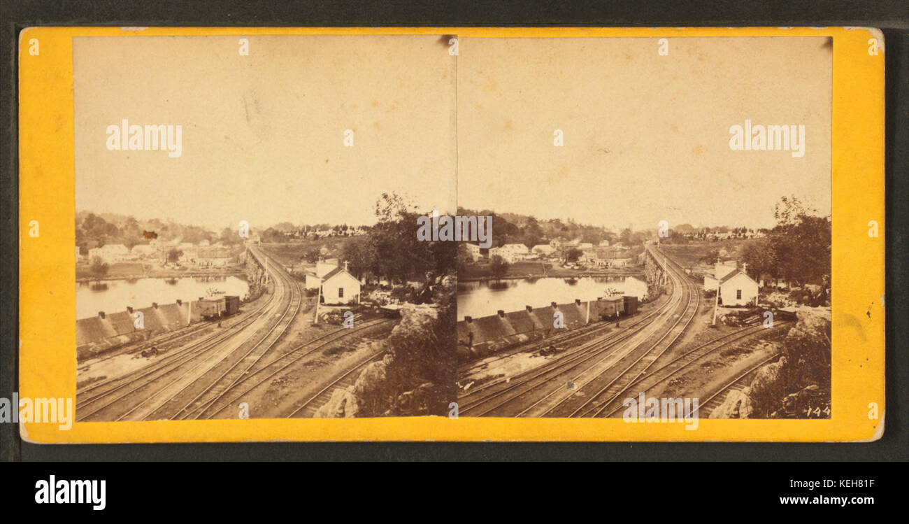 Falls Station bridge leading to Richmond, near Philadelphia, from ...