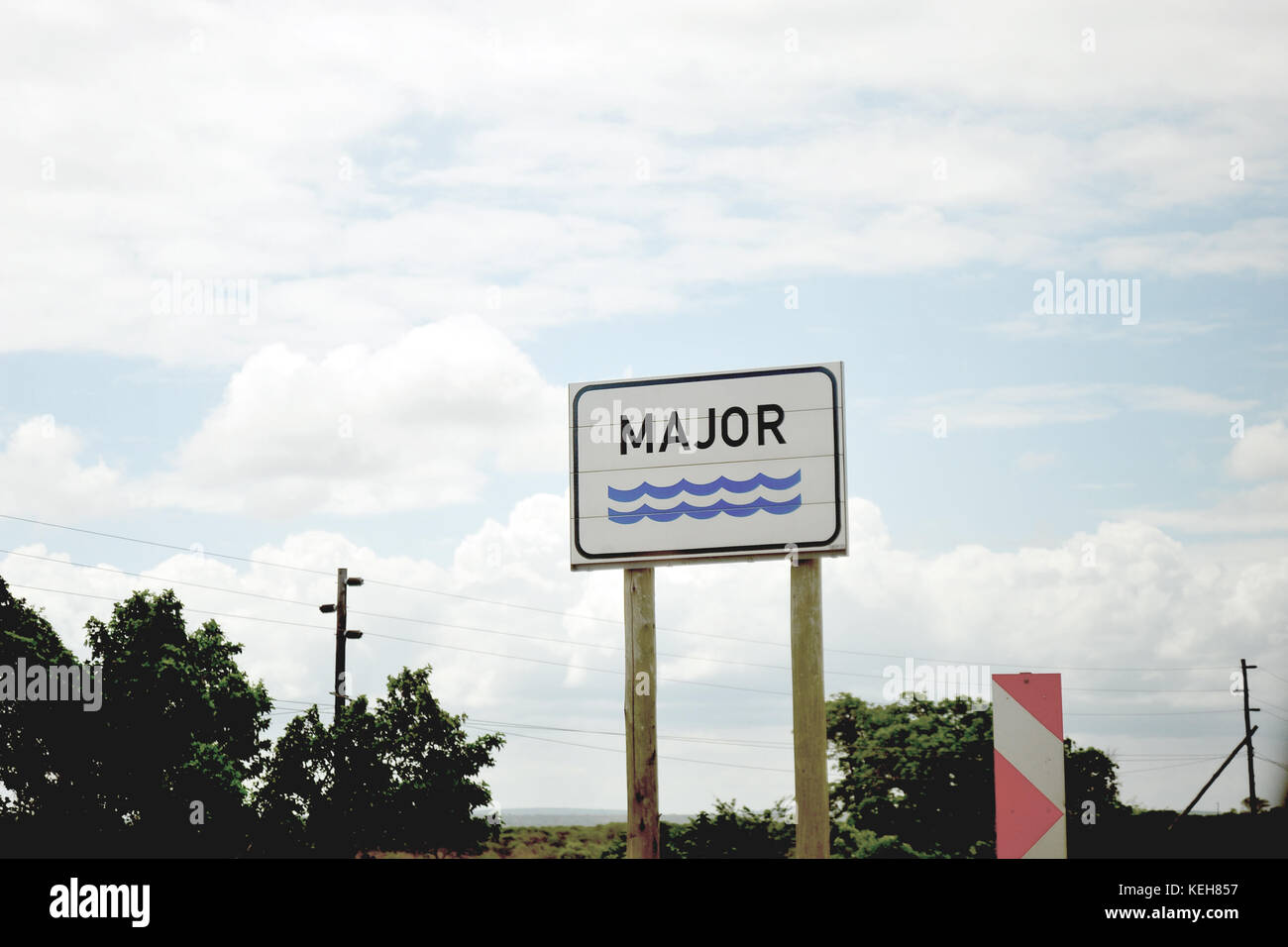 A river sign in South Africa Stock Photo - Alamy