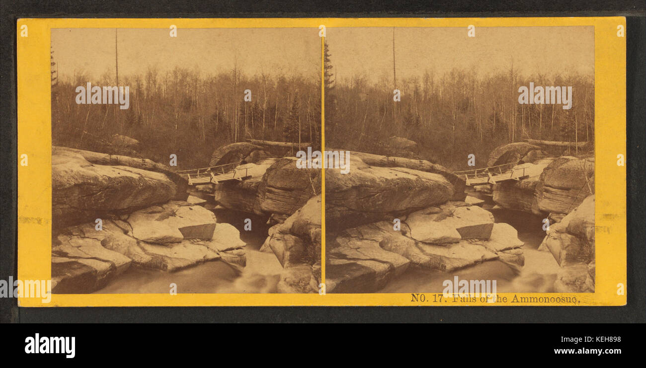 Falls of the Ammonoosuc, from Robert N. Dennis collection of ...