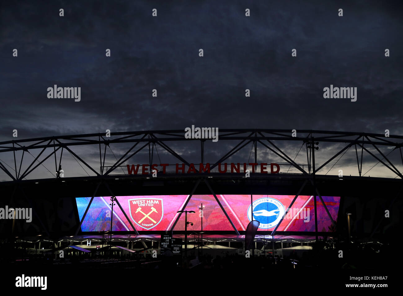 A general view of the stadium before the Premier League match at the ...