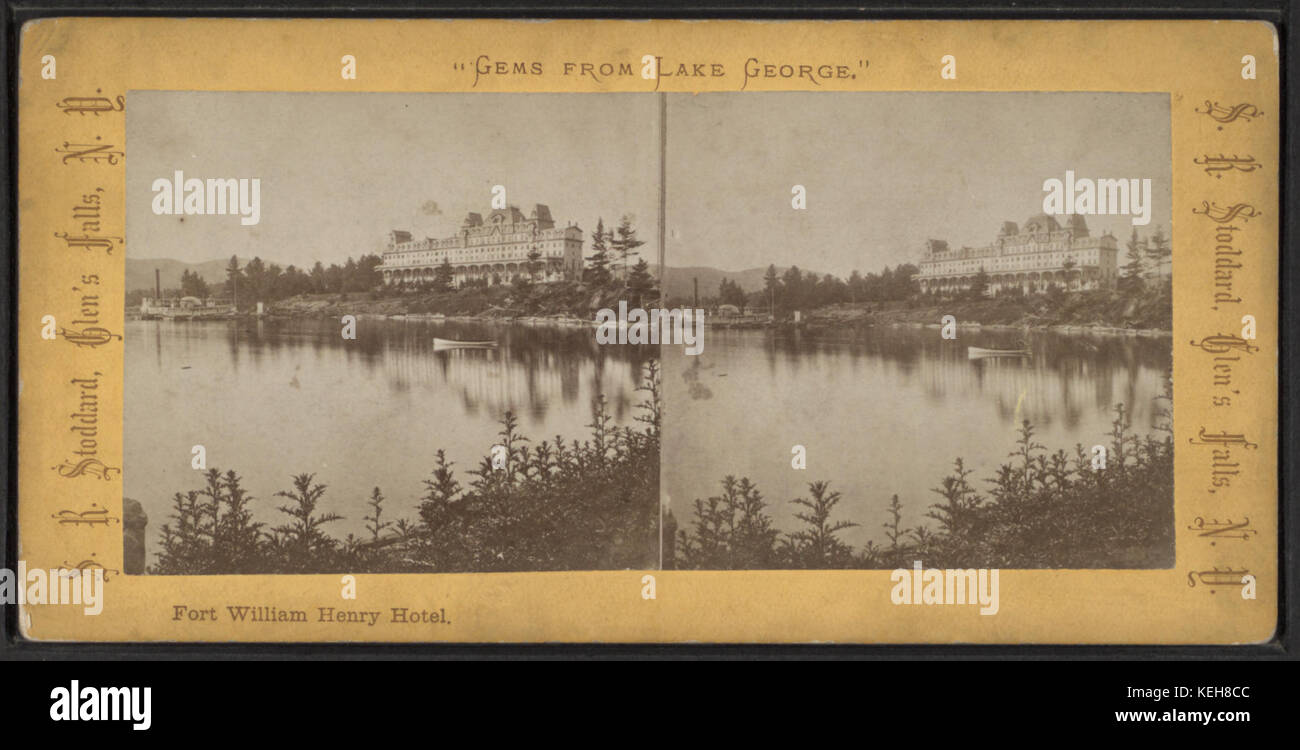 Fort William Henry Hotel, by Stoddard, Seneca Ray, 1844 1917 , 1844 ...