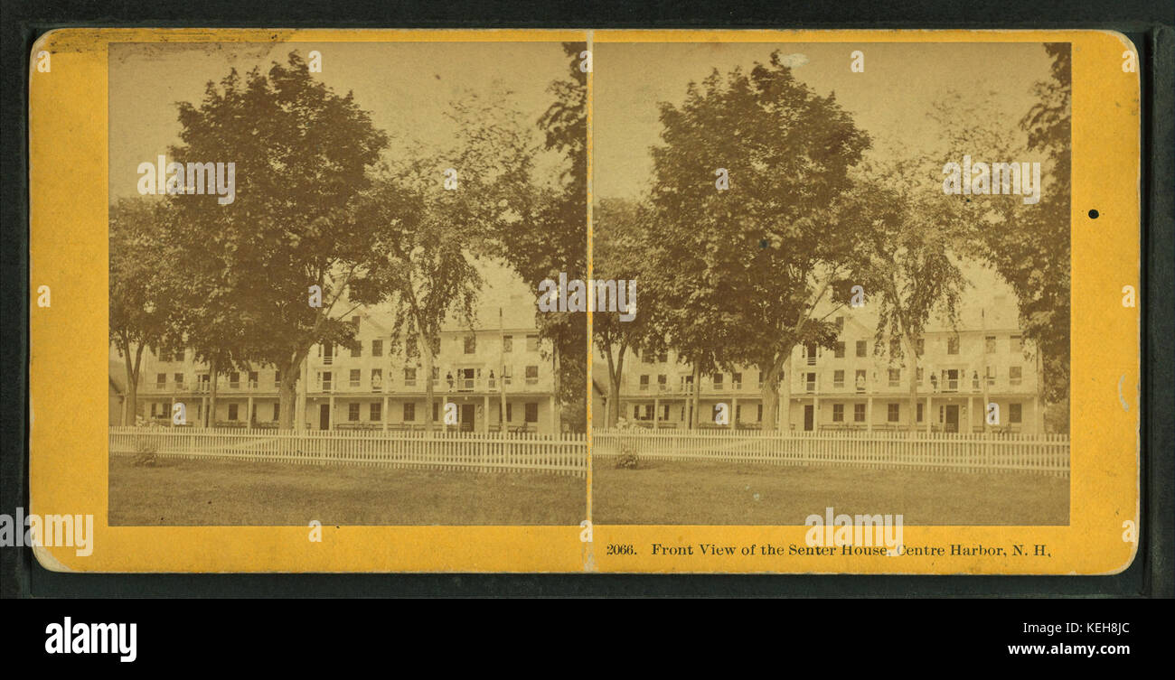 Front view of the Senter House, Center Harbor, N.H, from Robert N ...