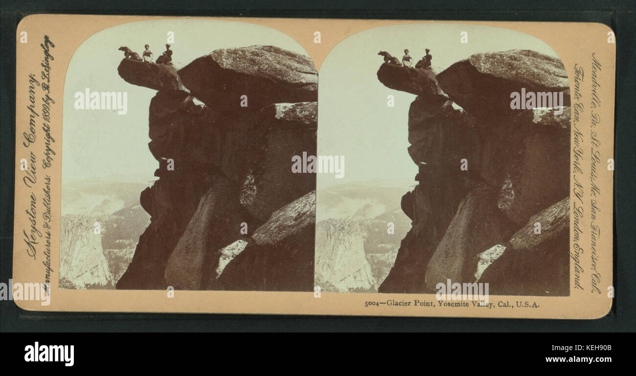 Glacier Point, Yosemite Valley, Cal., U.S.A, by Singley, B. L ...
