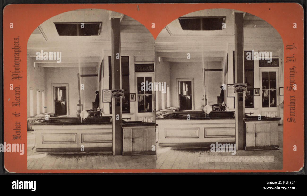 Geyser Spring, Saratoga, N.Y, from Robert N. Dennis collection of ...