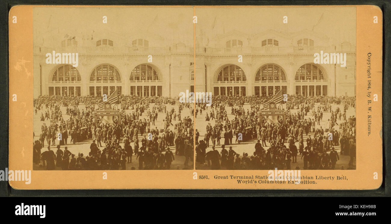 Great Terminal Station and Columbian Liberty Bell, World's Columbian ...