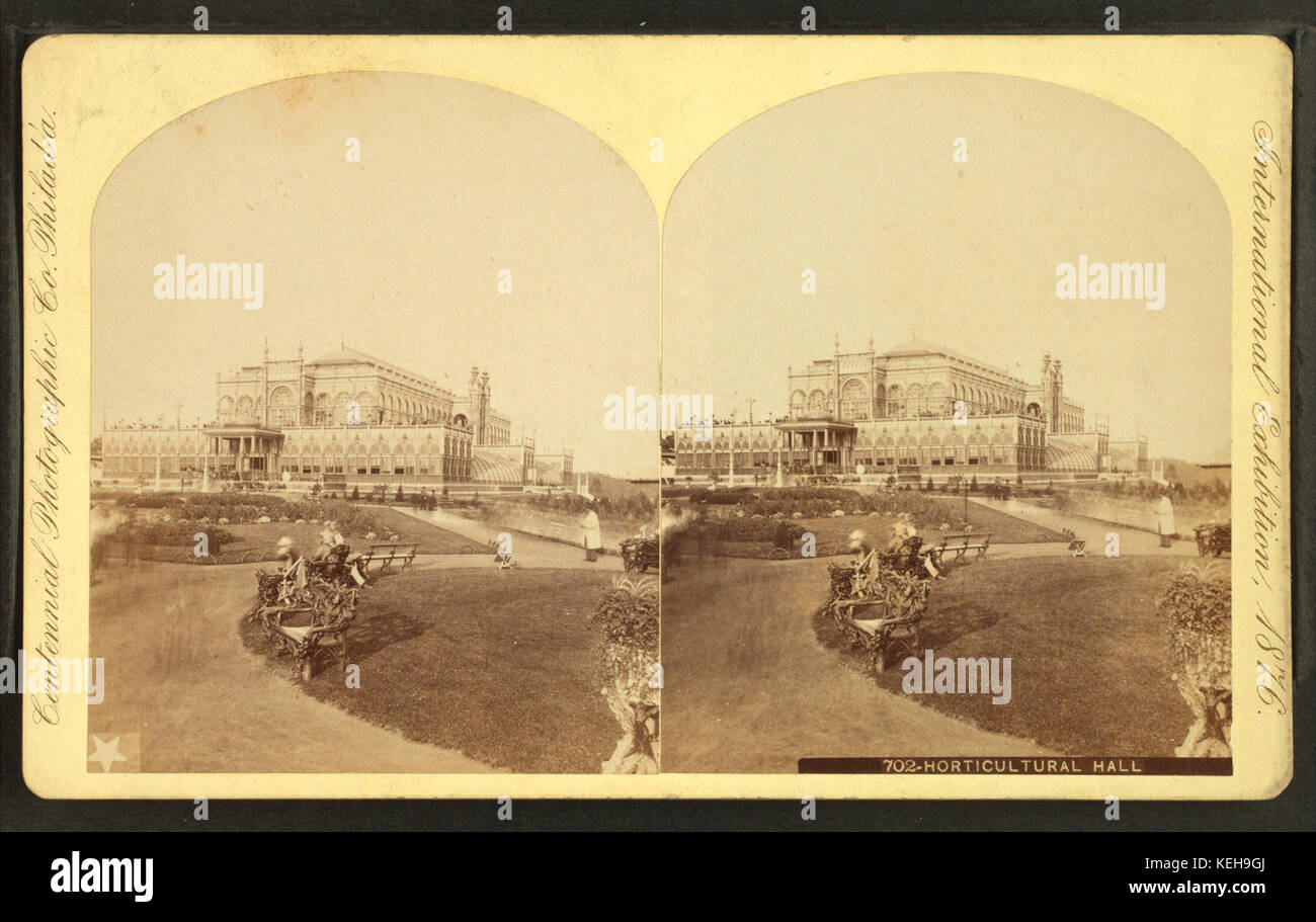 Horticultural Hall, by Centennial Photographic Co. 3 Stock Photo - Alamy