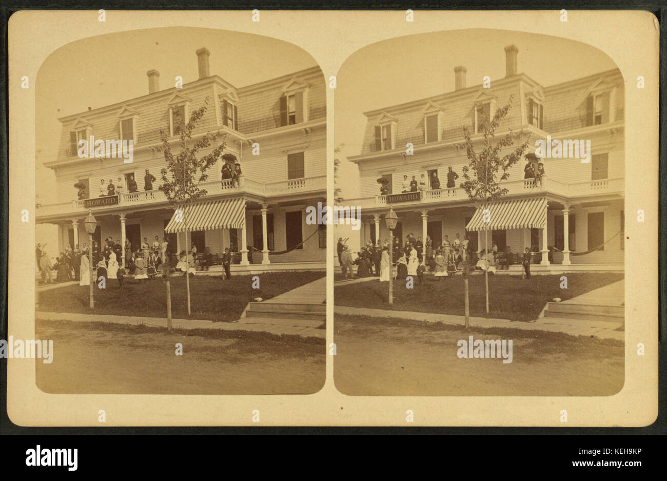 Howard House, from Robert N. Dennis collection of stereoscopic views 2 ...