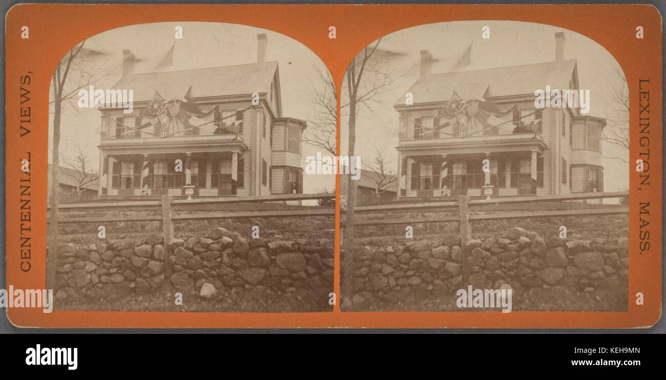 House on Main St, by Lewis, T. (Thomas R.), d. 1901 Stock Photo - Alamy
