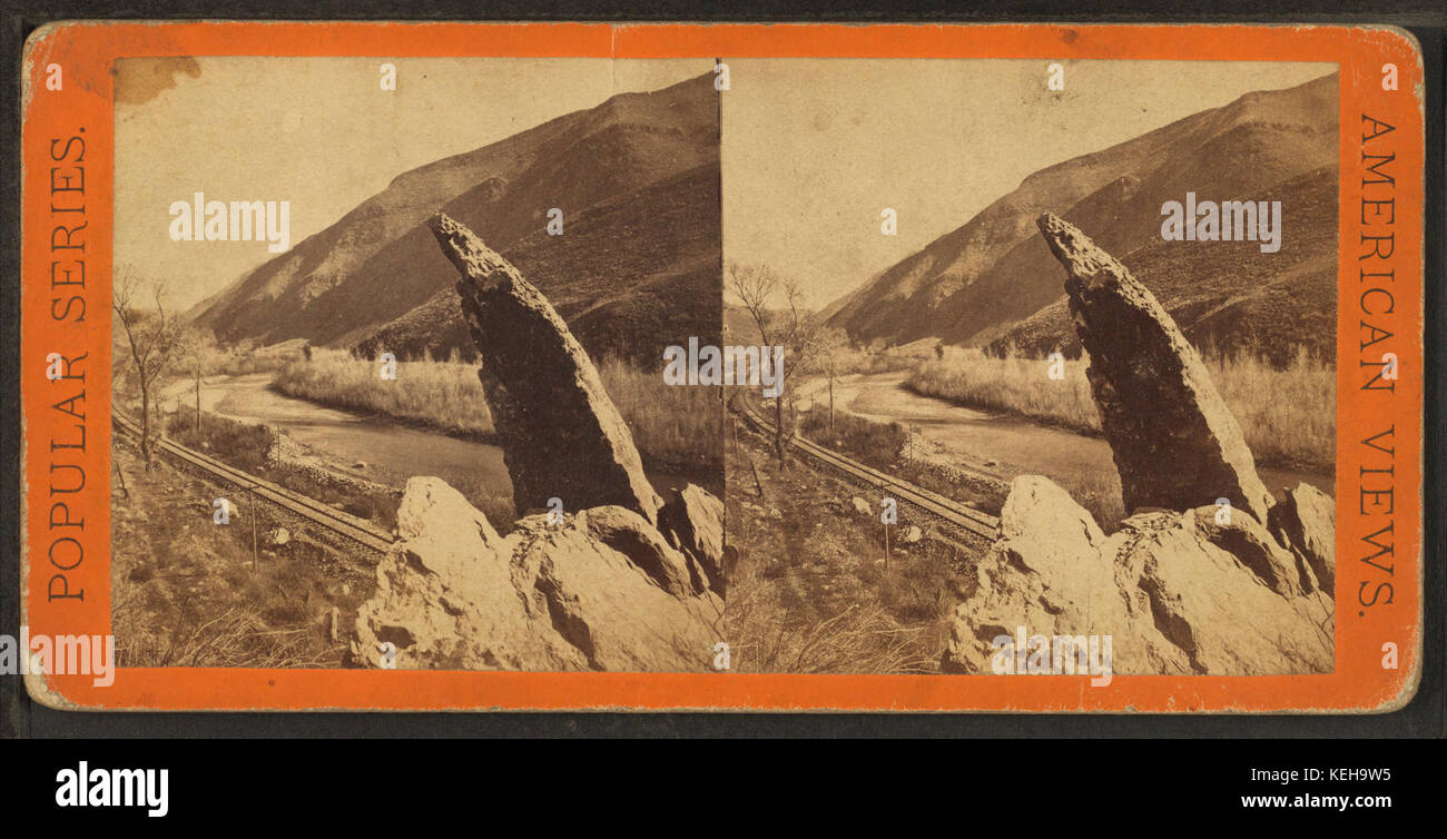 Index (Finger) Rock, Upper Weber Canyon, near Tunnel No. 3. Union ...