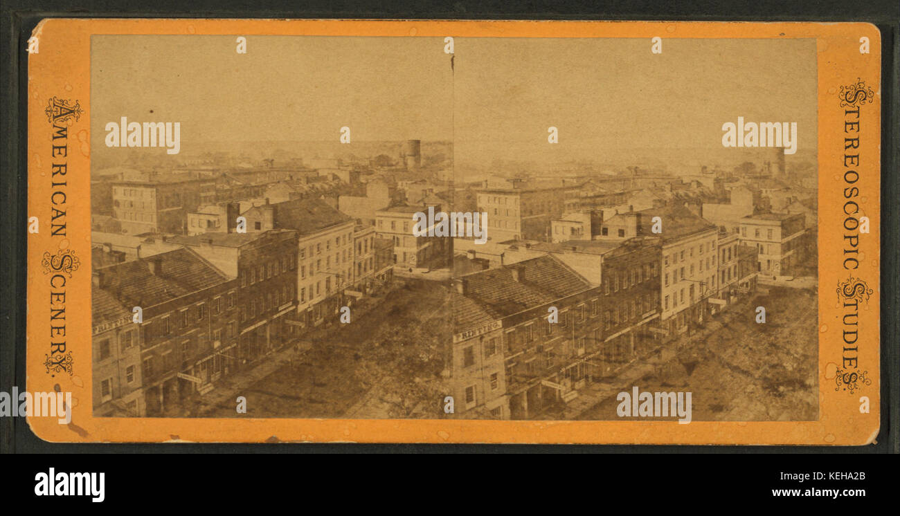 Bird's eye view of Savannah, Ga, from Robert N. Dennis collection of ...