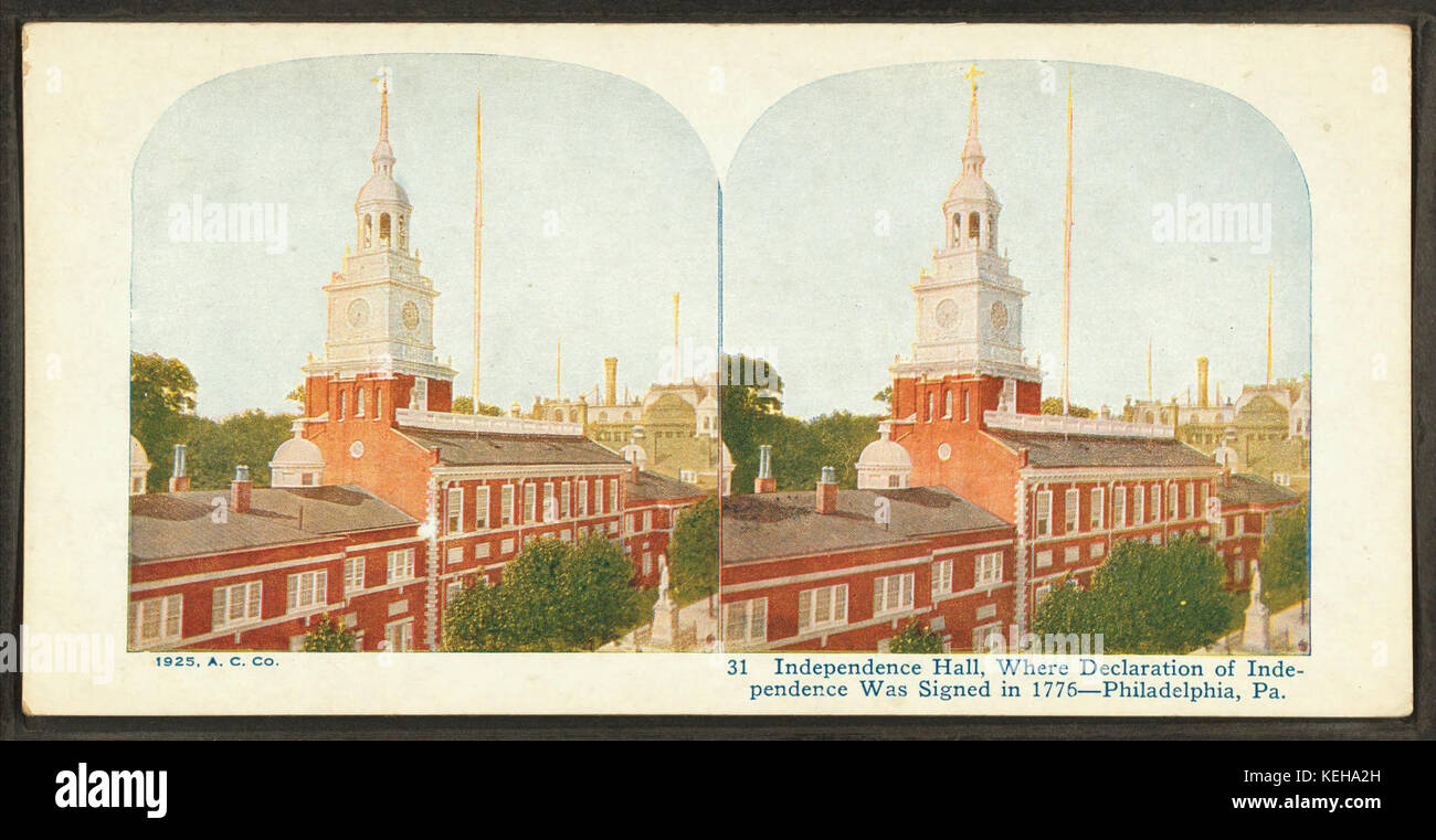 Independence Hall, where Declaration of Independence was signed in 1776 ...