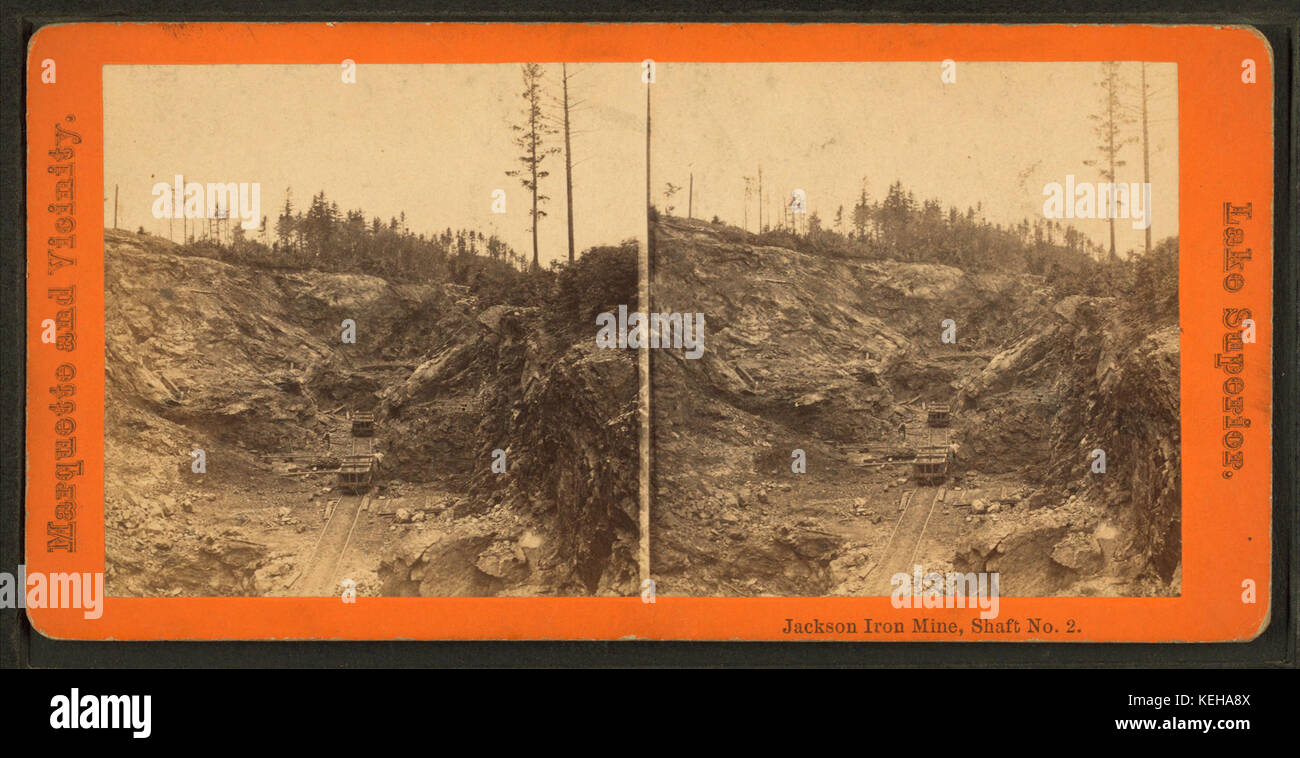 Jackson iron mine, shaft no.2, from Robert N. Dennis collection of ...