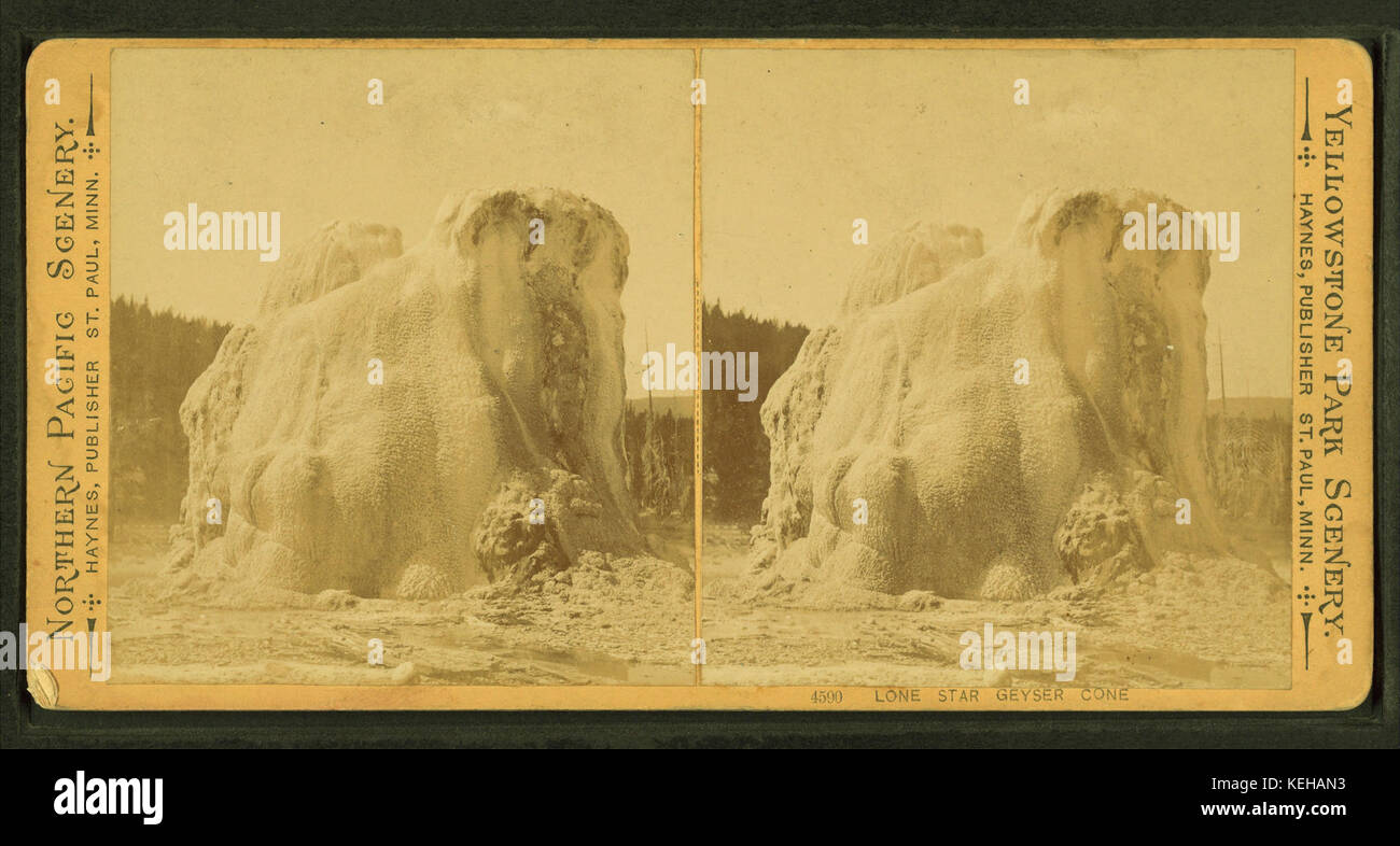 Lone star geyser cone hi-res stock photography and images - Alamy