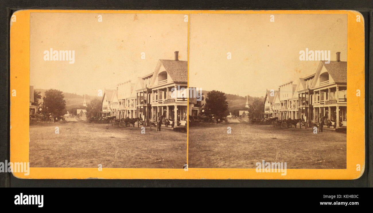 Main Street, West Randolph, Vt, from Robert N. Dennis collection of ...