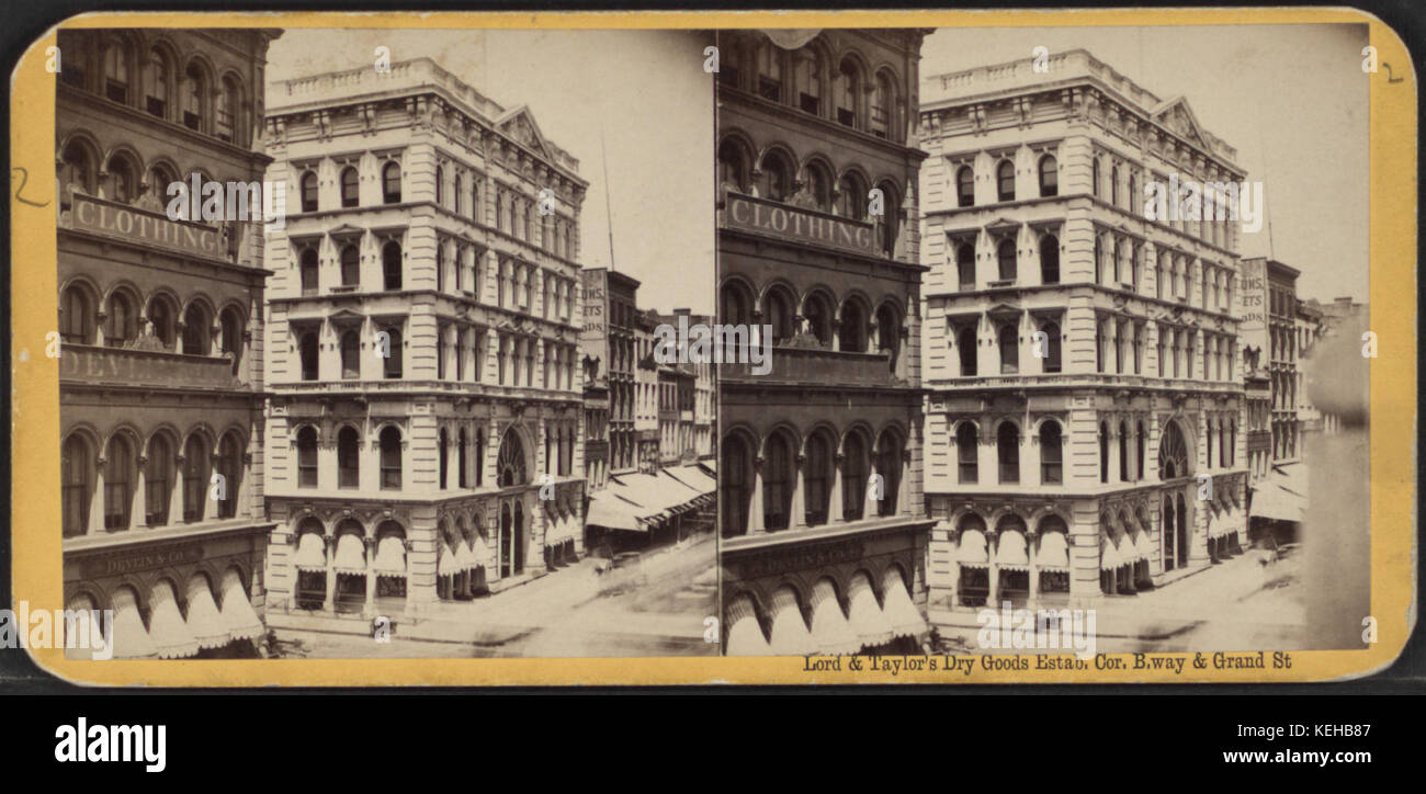 Lord & Taylor's Dry Goods Estab., Cor. Broadway and Grand St, from ...