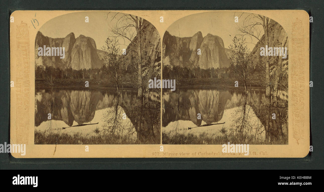 This image shows the Cathedral Rocks in California, captured by ...