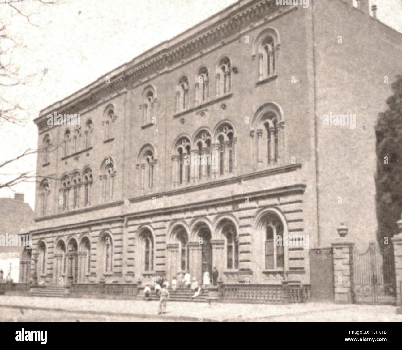 Astor Library, N.Y, from Robert N. Dennis collection of stereoscopic ...