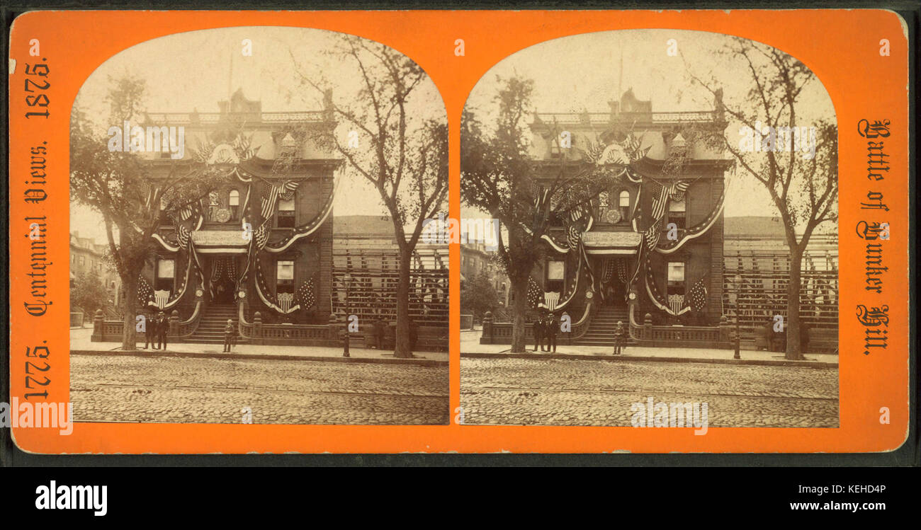 Central club house, Washington Street, by Lewis, Thomas, d. 1901 Stock ...
