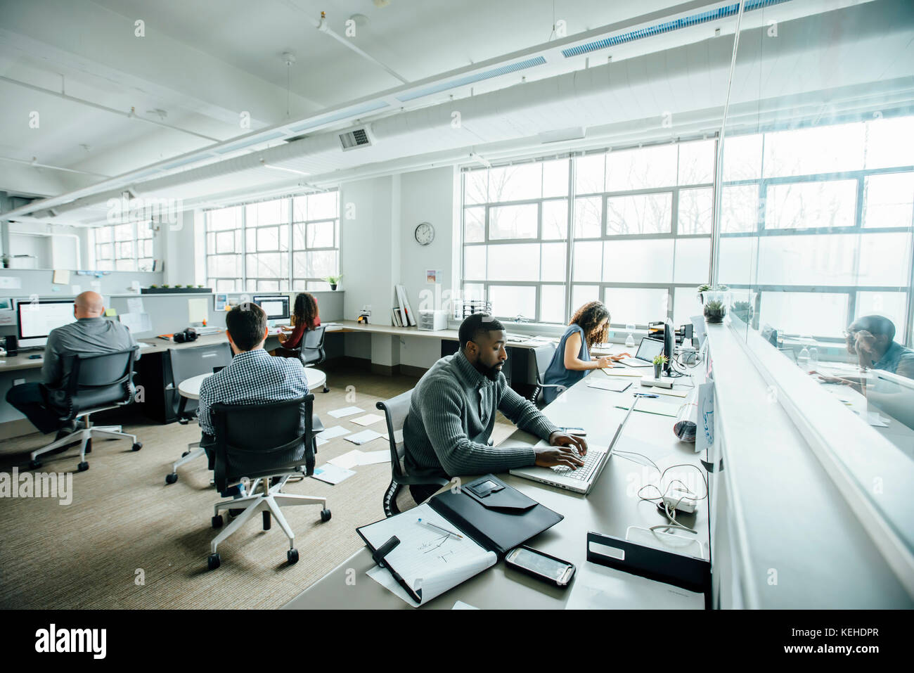 Busy working day in hi-res stock photography and images - Alamy