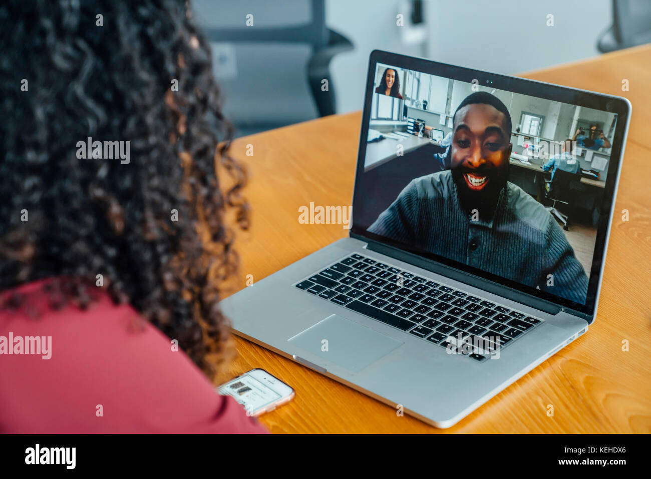 Video conference background hi-res stock photography and images - Alamy
