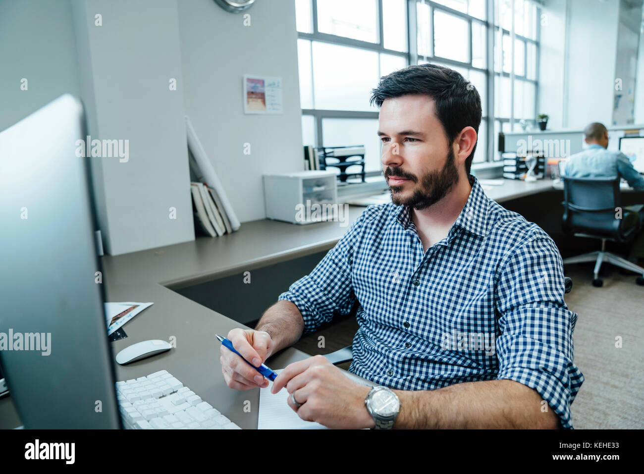 Office computer remote access hi-res stock photography and images - Alamy