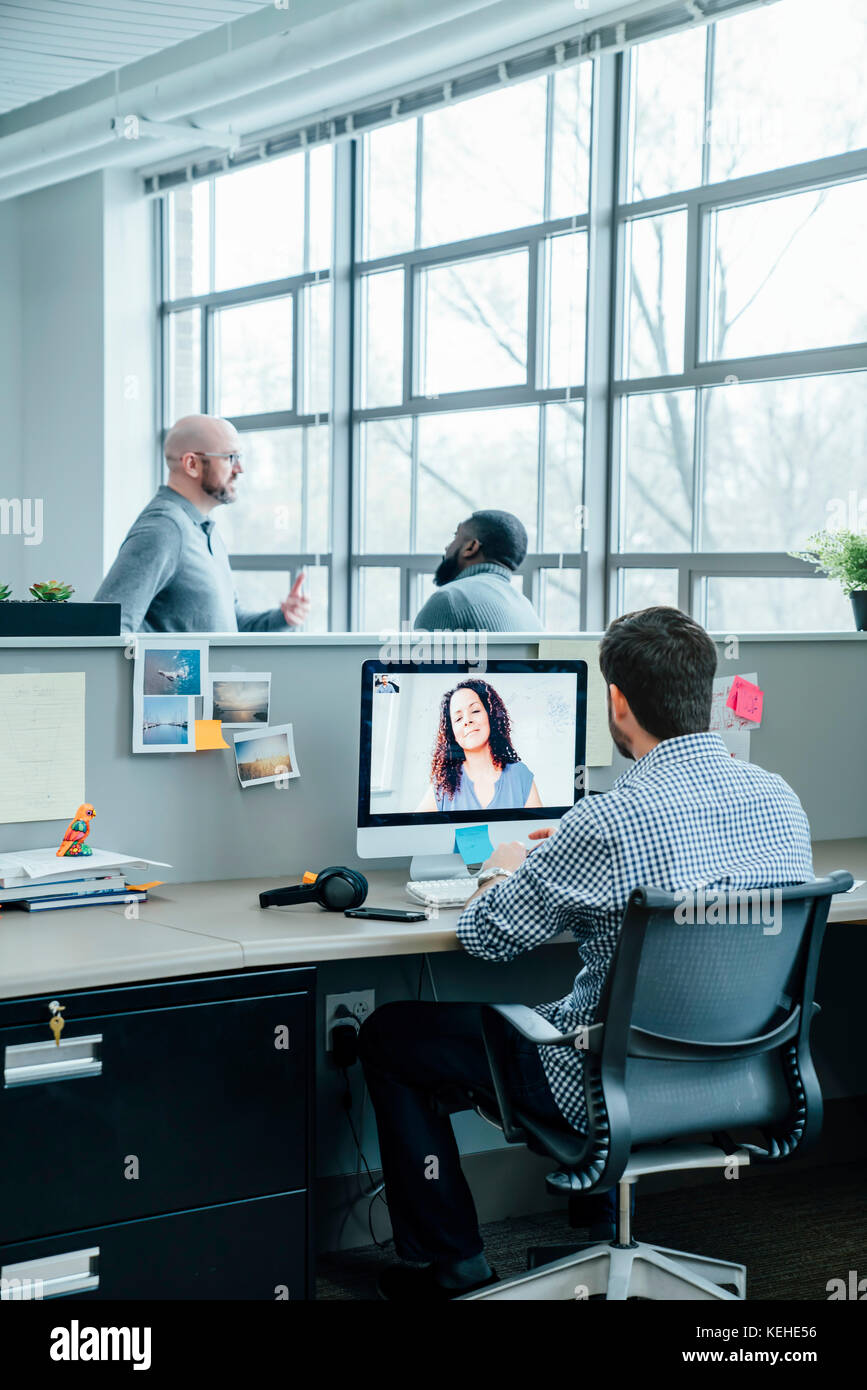 Video conference hi-res stock photography and images - Alamy