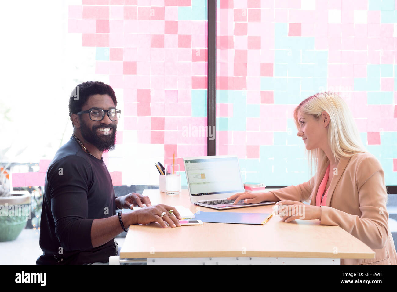 Technology table hi-res stock photography and images - Alamy