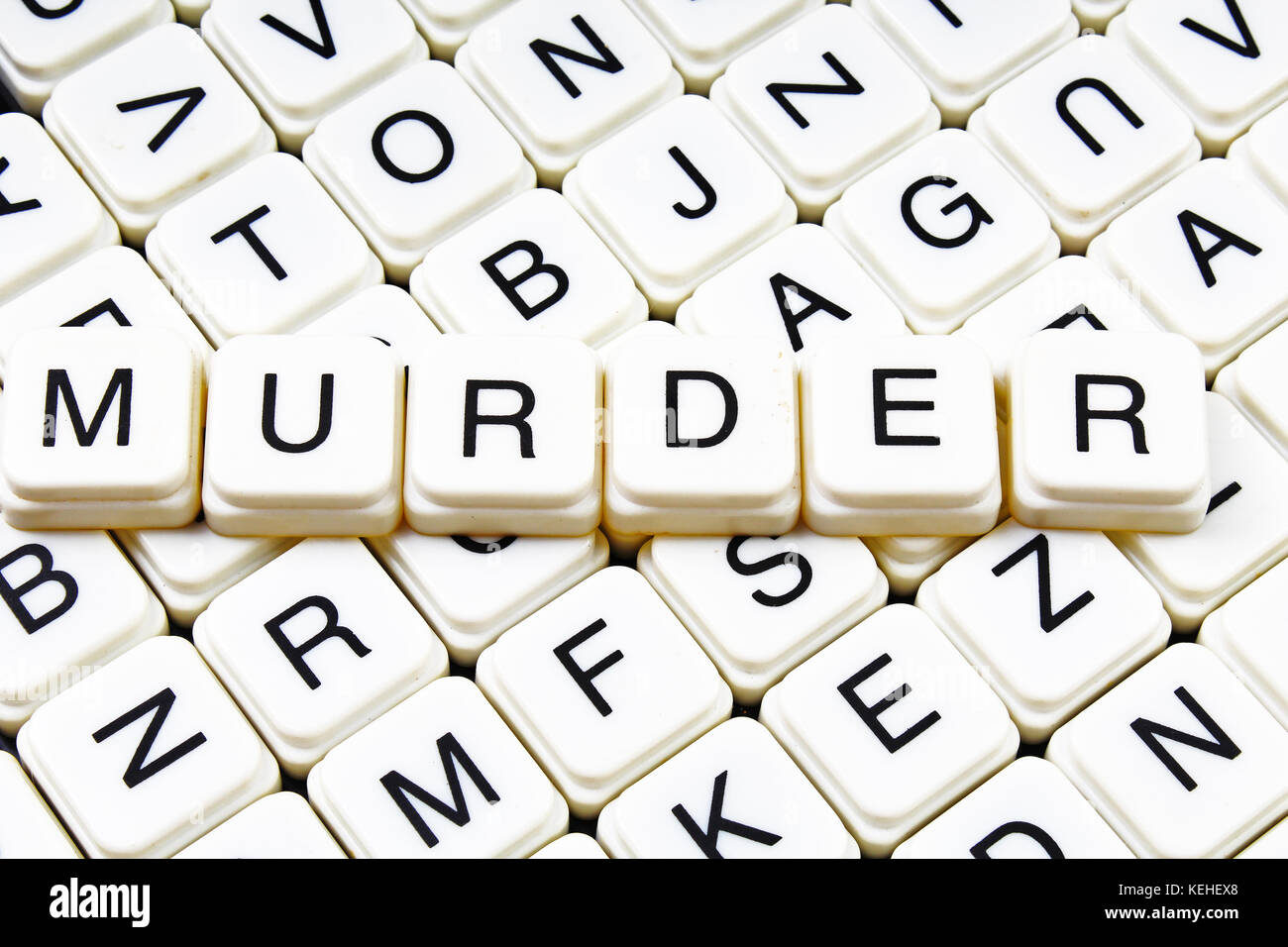 Murder text word crossword. Alphabet letter blocks game texture ...