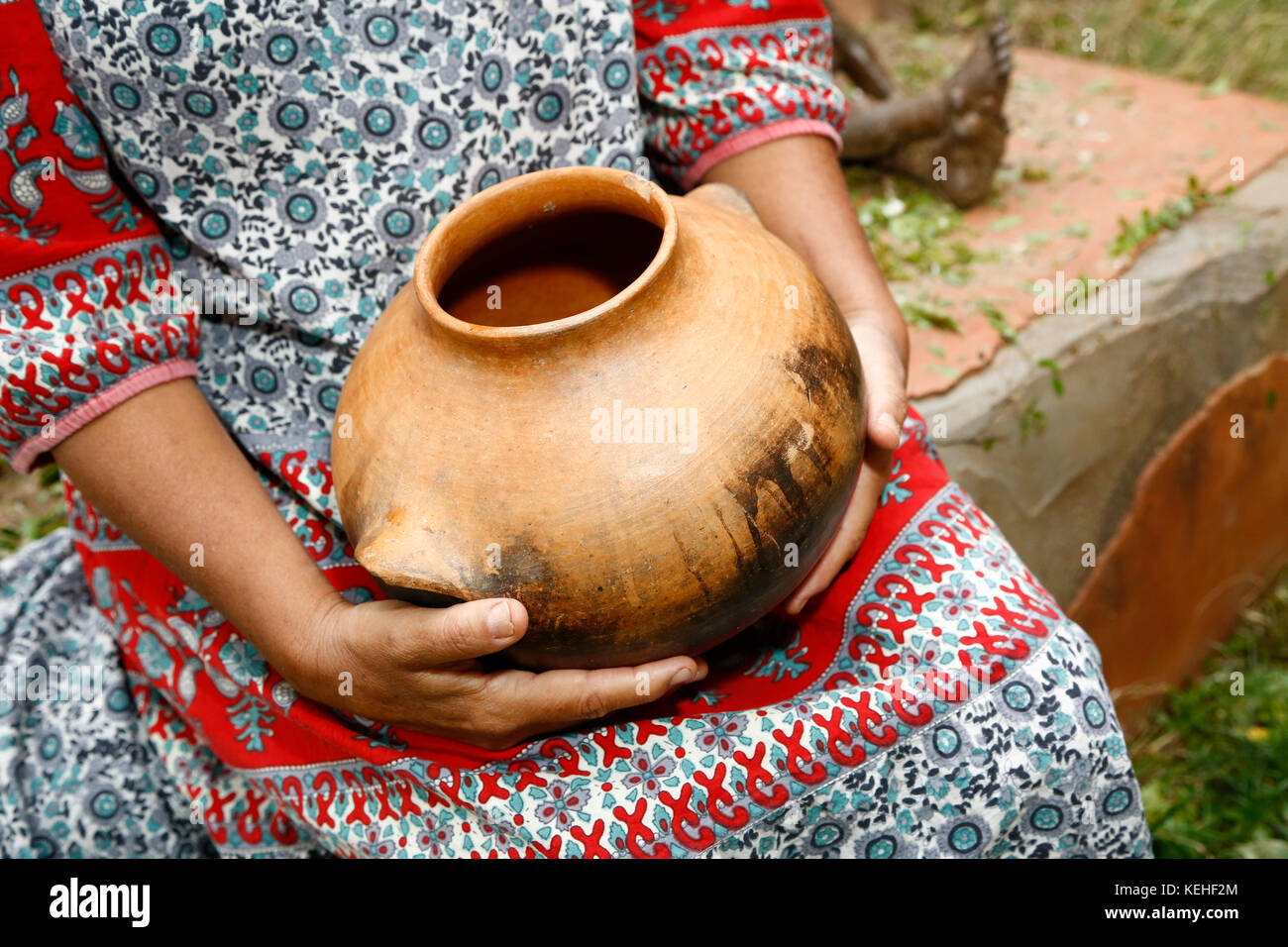 Mature woman holding traditional hi-res stock photography and images ...