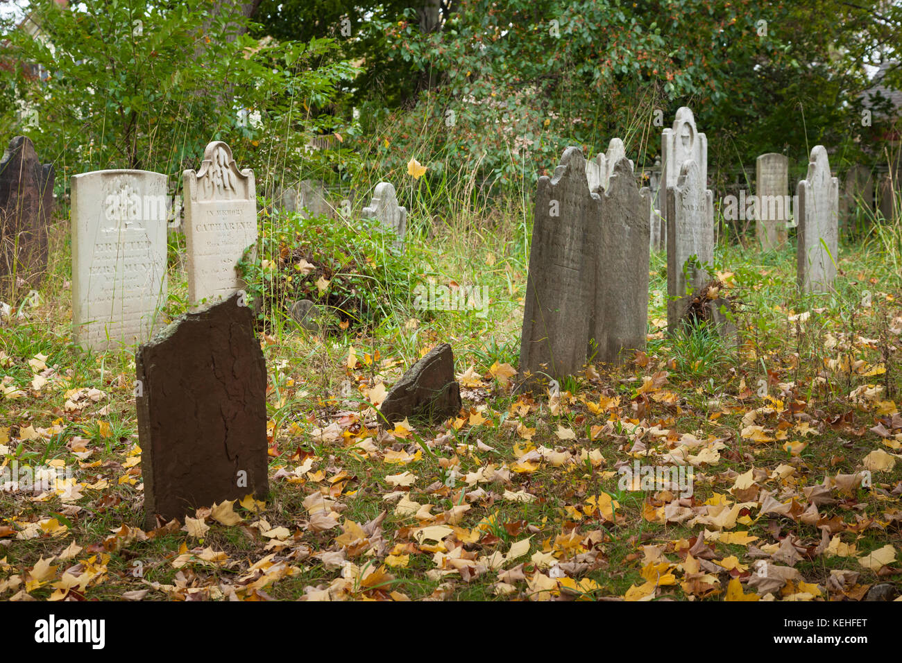 METUCHEN, NEW JERSEY - October 16, 2017: A view inside the historic ...