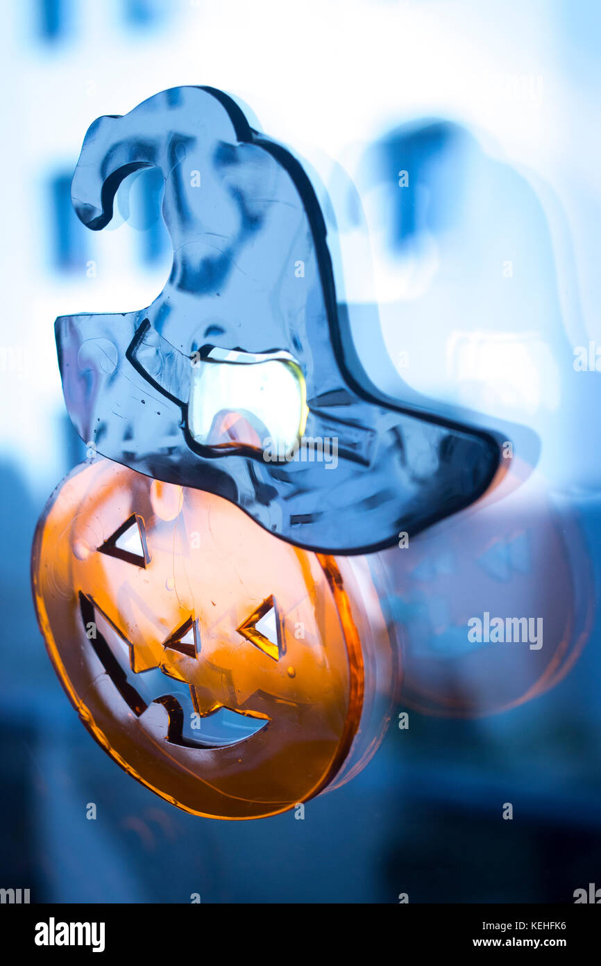 Halloween chidren's party toy pumpkin ghost levitating flying in the ...