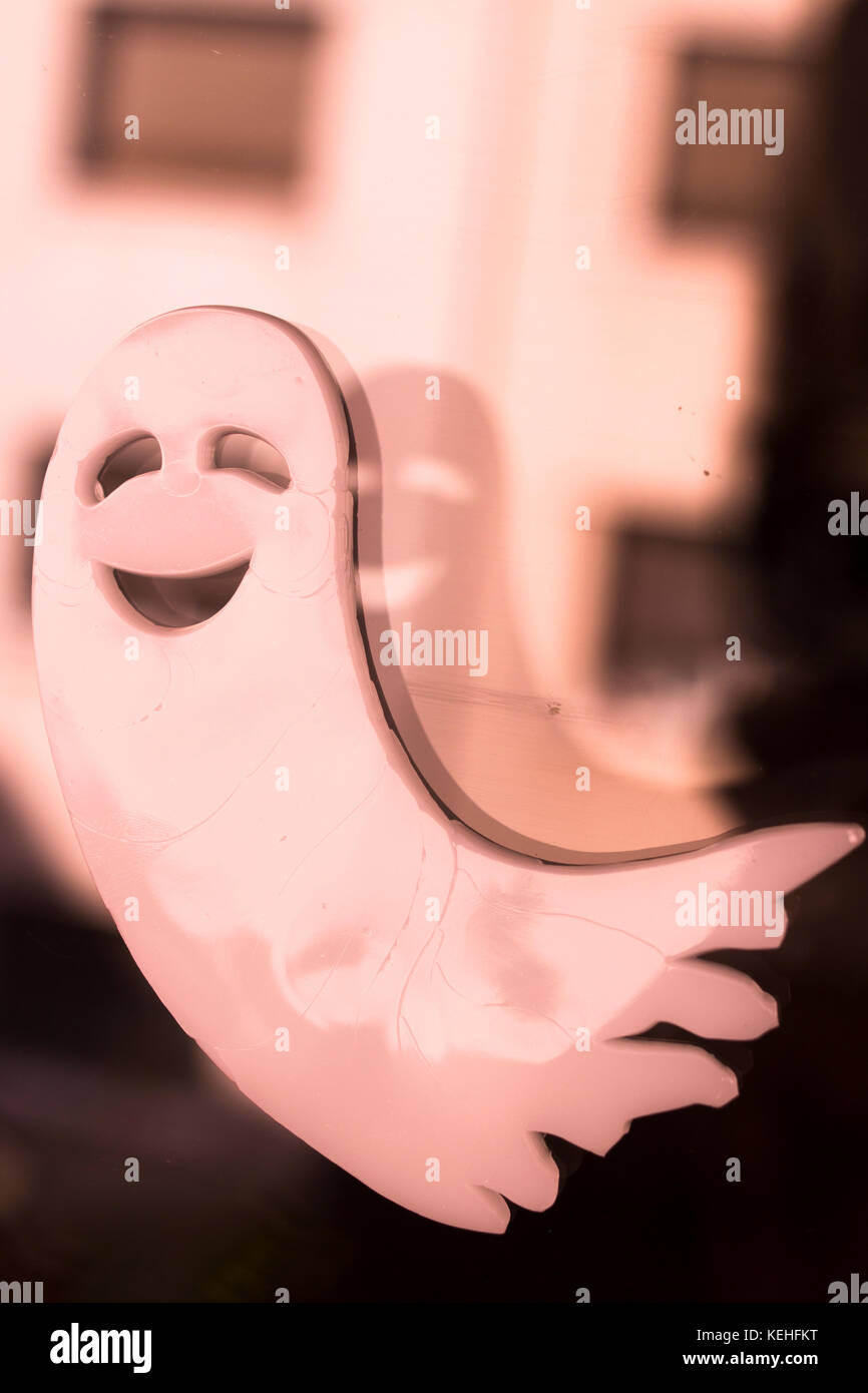 Halloween chidren's party toy ghost levitating flying in the air Stock ...