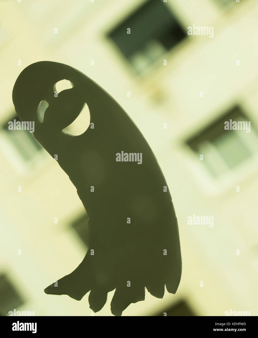 Halloween chidren's party toy ghost levitating flying in the air Stock ...